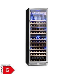 Klarstein Vinovilla Grande 165 Built-in Duo Weink&uuml;hlschrank 425l 165Fl. Glast&uuml;r 425 Liter 2 K&uuml;hlzonen