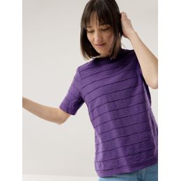 Walbusch Baumwollshirt Streifenstruktur
