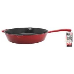 Schmorpfanne ELO BASIC, rot, B:31,5cm H:8cm L:44cm &Oslash;:28cm, Pfannen, Schmorpfanne, Au&szlig;en emailliert