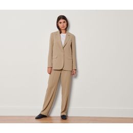 Tchibo - Webhose mit Biese - Damen - Gr. 38 - beige