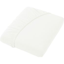 w&auml;schepur unisex Spannbetttuch champagner, Gr&ouml;&szlig;e 1 St. 100x200 cm