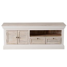 Boltze Lowboard Shore 140 x 40 x 54 cm, Cremewei&szlig; skandinavische Deko Online Shop