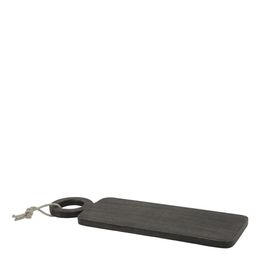 Chic Antique Tours Tapasbrett aus Mangoholz, schwarz 45 x 15 cm skandinavische Deko Online Shop