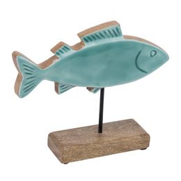 SONSTIGE Aufsteller FISCH auf Holzfu&szlig;
