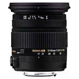 Sigma 17-50 mm F2.8 DC EX HSM OS 77 mm Filtergewinde (Canon EF Anschluss) schwarz