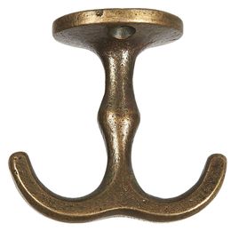IB Laursen Regal Haken zum Unterschrauben B: 5,5 H: 5,5 cm, messing skandinavische Deko Online Shop