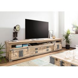 TV-Board Mango 260x50x60 whitewash lackiert RAILWAY #355