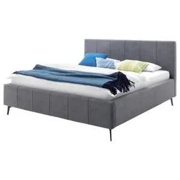 Meise M&ouml;bel Stauraumbett MEISE.M&Ouml;BEL "Lizzano", grau (anthrazit), L:217cm, Betten, Stauraumbett, inkl. Lattenrost und Bettkasten