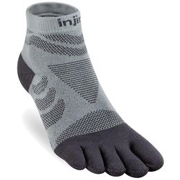 injinji Ultra Run Mini-Crew Bekleidung Damen grau S