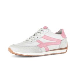 Sneaker Gabor "Sneaker low", Damen, Gr. 37,5, rosa, Schuhe Sneaker