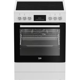 Beko Elektro-Standherd "FBM67320WS", Energieeffizienz: A (A+++-D), schwarz-wei&szlig; (wei&szlig;), Herdsets, SteamShine &ndash; Die Dampfreinigung des Backofens