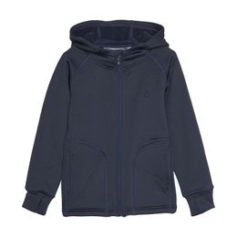 Fleecejacke Color Kids "Fleecejacke COFleece", M&auml;dchen, Gr. 110, blau (total eclipse), Obermaterial: 100% Polyester PES., Jacken Fleecejacke