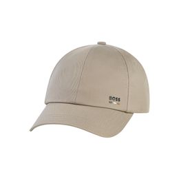 Baseball Cap BOSS "Zed BOSS Icon", Herren, schwarz beige 255, Twill, Baumwolle, unifarben, Caps, Unisex, Baumwoll-Twill