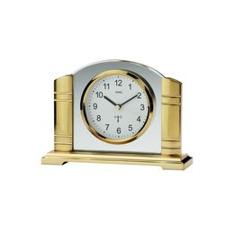 Funktischuhr AMS "5143", gold (goldfarben, silberfarben), Tischuhren, Wohnzimmer, Esszimmer