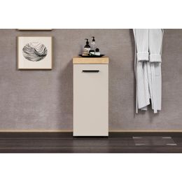 Badkommode Welltime "Isera", kaschmir, evoke eiche, B:36cm H:81cm T:31cm, Holzwerkstoff, Sideboards, Unterschrank mit 1 T&uuml;r und 1 Einlegeboden &ndash; (B/T/H) 36/31/81 cm