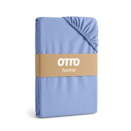 Spannbettlaken OTTO HOME "PHYSALIS in BASIC und PREMIUM Qualit&auml;t, 100% Baumwolle", hellblau, B:70cm L:140cm, Jersey (160 g/m&sup2;), Obermaterial: 100% Baumwolle, Bettlaken, Spannbettlaken, f&uuml;r Matratzen bis 18 cm H&ouml;he, Bettlaken, Spannbetttuch, pflegeleicht