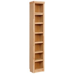 B&uuml;cherregal OTTO HOME "Soeren mit Eiche-Elementen Regal B/T/H: 40/29/220 cm", braun (eiche), H:220cm, Regale, B&uuml;cherregal, aus teilmassiver Eiche, FSC-zertifiziert
