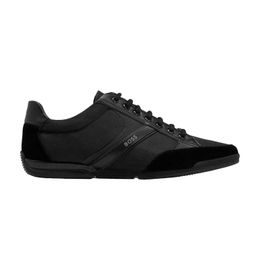 BOSS - "Saturn" Sneaker f&uuml;r Herren, niedrig geschnitten (Schwarz)
