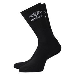 Umbro - Socken f&uuml;r Herren(3er-Pack) (Schwarz/Wei&szlig;)