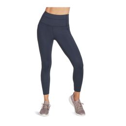 Skechers Performance GOWALK Trage Hohe Taille 7/8 Nylon Damen Blau Sportleggings