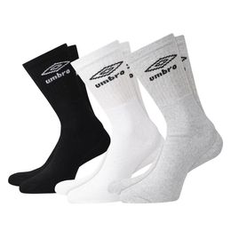 Umbro - Socken f&uuml;r Herren(3er-Pack) (Schwarz/Wei&szlig;/Grau)