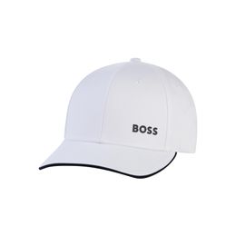 Baseball Cap BOSS Green "Cap-Bold", Herren, natural 101, Twill, Baumwolle, unifarben, Caps, mit kontrastfarbener Unterseite, Unisex