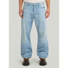 G-Star Raw 5-Pocket-Jeans G-STAR "Deeggie Relaxed Straight Jeans", Herren, Gr. 34, L&auml;nge 36, blau (vintage sandstorm), Obermaterial: 100% Baumwolle, Jeans 5-Pocket-Jeans