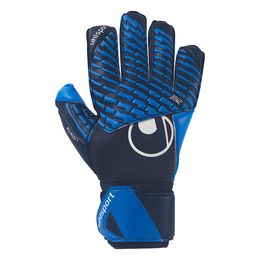 Torwarthandschuhe Uhlsport "Torwarthandschuhe FM AQUASOFT", Herren, Gr. 8, blau (marine, pacific blau, wei&szlig;), Obermaterial: 41% Polyester PES. 40% Gummi rubber. 8% Nylon NY. 7% Polyurethan PU. 4% Acetat CA., Handschuhe