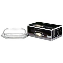 Ritzenhoff & Breker Butterdose RITZENHOFF & BREKER "Butterdose Style 20 x 14 cm transparent", bunt (transparent), Glas, Lebensmittelaufbewahrungsbeh&auml;lter