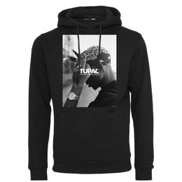 Hoodie Merchcode "Merchcode Herren 2Pac F*ck the World Hoody", Herren, Gr. L, schwarz, 65% Baumwolle, 35% Polyester, bedruckt, Sweatshirts Hoodie