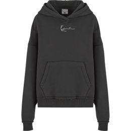 Kapuzenpullover Karl Kani "Karl Kani Karl Kani Small Signature Washed Os Hoodie", Damen, Gr. L, schwarz, 65% Baumwolle, 35% Polyester, mehrfarbig, normal, ohne Ausschnitt, Pullover Kapuzenpullover