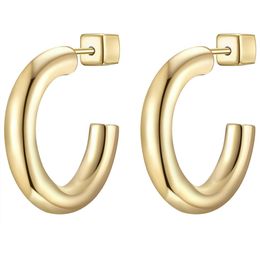 Glanzst&uuml;cke M&uuml;nchen Paar Creolen GLANZST&Uuml;CKE M&Uuml;NCHEN "Set: GSM918", gelbgold, Ohrringe, Damen, 21,1, Silber 925 (Sterlingsilber), aus Sterling Silber