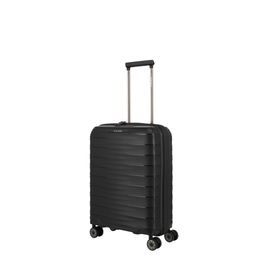 Trolley Travelite "MOOBY Koffer Hartschale", Gr. B/H/T: 40cm x 55cm x 20cm 39 l, schwarz, Polypropylen, Koffer, mit TSA-Schloss und kratzresistenter Oberfl&auml;che &ndash; leicht und robust