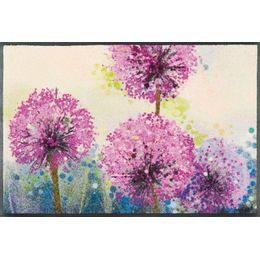 Fu&szlig;matte "Alium" Gr. 15, rosa, B:50cm H:7mm L:75cm, Kunstfaser, wash+dry by Kleen-Tex, Teppiche, Fu&szlig;matte, Schmutzfangmatte