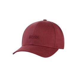 Baseball Cap BOSS "Zed", Herren, open rot 641, Twill, Baumwolle, unifarben, Caps, mit Logostickerei, Unisex