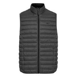 Steppweste Blend "Steppweste BHRomsey", Herren, Gr. S, grau (iron gate), Obermaterial: 100% Nylon NY., Westen Steppweste