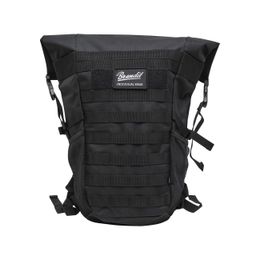 Rucksack Brandit "Brandit Cooper Rolltop", Gr. onesize, schwarz, Polyester, Rucks&auml;cke Rucksack