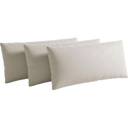 Sit & More Sofakissen SIT & MORE "Chelsea", creme, B:60cm H:30cm, Stoff, Polsterauflagen, Sofakissen, zur Auswahl Sets mit 2 oder 3 St&uuml;ck