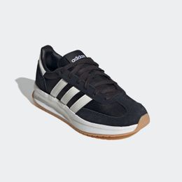 Sneaker adidas Sportswear "RUN 70S 2.0", Damen, Gr. 42, schwarz-wei&szlig; (core schwarz, core wei&szlig;, core wei&szlig;), Leder, Textil, Schuhe Sneaker, inspiriert vom Design des SL72