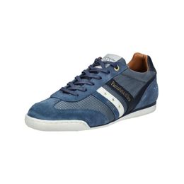 Pantofola d'Oro Sneaker PANTOFOLA D&acute;ORO "Pantofola d'Oro Halbschuhe Veloursleder/Textil", Herren, Gr. 40, blau, Textil, Veloursleder, Schuhe Sneaker