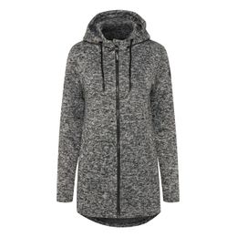 Fleecejacke oxmo "Fleecejacke OXKaira", Damen, Gr. S, schwarz, Obermaterial: 100% Polyester PES., Jacken Fleecejacke
