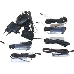 LED Schrankinnenraumbeleuchtung TRENDTEAM "Glaskantenbeleuchtung", warmwei&szlig;, B:2cm H:1cm L:6cm, Leuchten