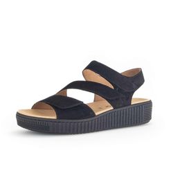 Plateausandaletten Gabor "Plateau Sandale", Damen, Gr. 36, schwarz, Schuhe
