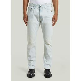 G-Star Raw 5-Pocket-Jeans G-STAR "Mosa Straight Jeans", Herren, Gr. 27, L&auml;nge 32, sun faded graphite blau, Obermaterial: 79% Baumwolle, 20% Baumwolle, 1% Elasthan, Jeans 5-Pocket-Jeans