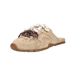 Pantolette Steve Madden "Steve Madden Pantoletten Veloursleder", Damen, Gr. 40, beige, Veloursleder, Schuhe Pantolette