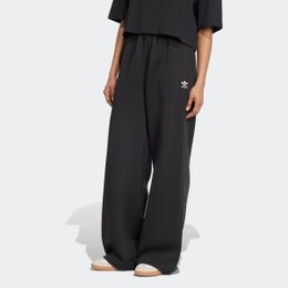 Sporthose adidas originals "ESS WL PANT FL", Damen, Gr. S, N-Gr, schwarz (schwarz, normal, gr.), Obermaterial: 80% Baumwolle, 20% Polyester, Hosen Sporthose