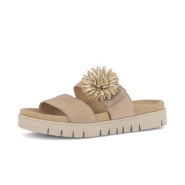 Pantolette Gabor "Pantolette", Damen, Gr. 36, beige, Schuhe Pantolette