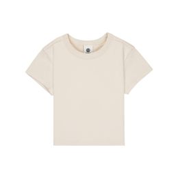Shirttop Element "Icon Crop", Damen, Gr. L, oat milk, Obermaterial:[Hauptmaterial] 95% Baumwolle, 5% Elasthan;, Tops Shirttop