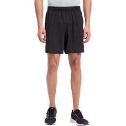 Laufshorts Energetics "HE.-SHORTS CASPER VI M", Herren, Gr. M, N-Gr, schwarz, Obermaterial: 90% Polyamid, 10% Elasthan, Hosen, mit DRY PLUS Technologie, atmungsaktiv, mit Kordelzug im Bund