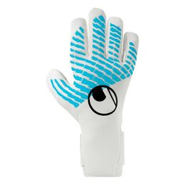 Torwarthandschuhe Uhlsport "Torwarthandschuhe FM Cybertec Absolutgrip HN Fit", Herren, Gr. 7, wei&szlig; (wei&szlig;, cyberblau, schwarz), Obermaterial: 81% Gummi rubber. 13% Polyester PES. 6% Nylon NY., Handschuhe